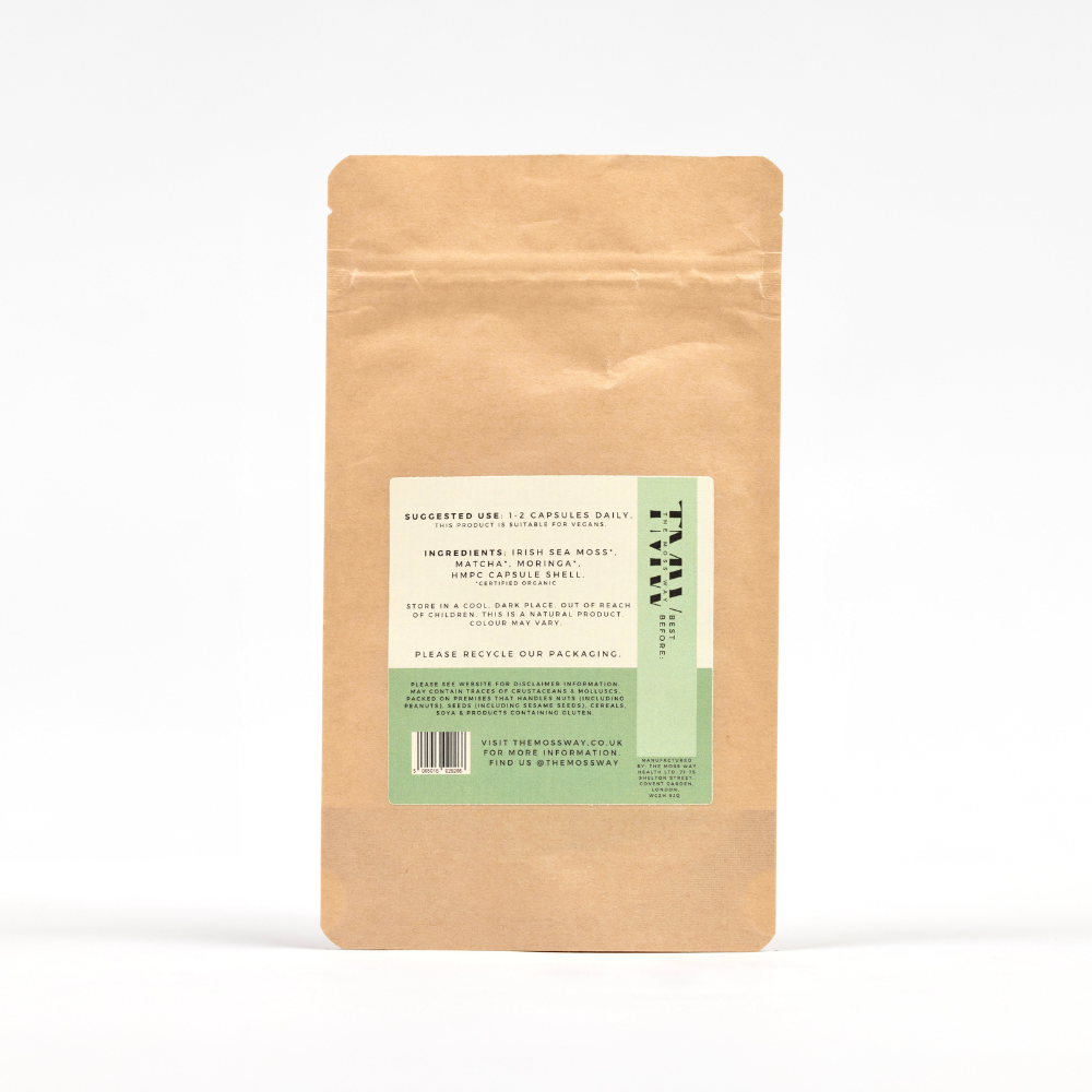 Matcha Moss Capsules | Organic Matcha Capsules | Moss Way – The Moss Way