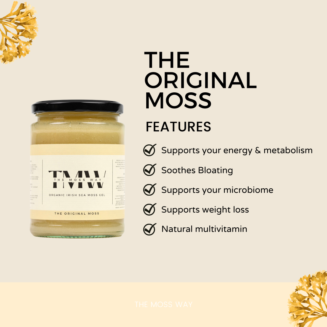 Original Moss 500ml | Organic Irish Sea Moss Gel | The Moss Way